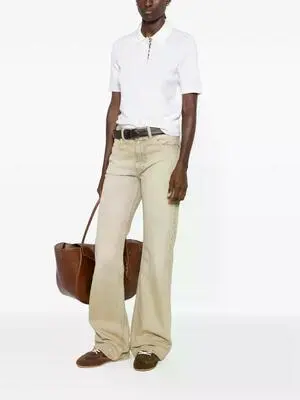 Burberry Check-trim Polo Top