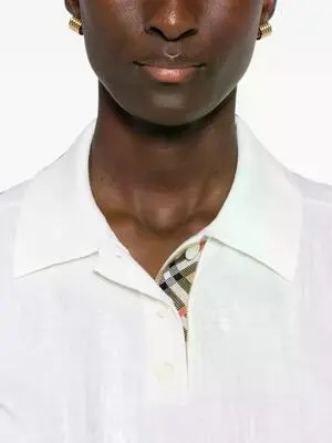 Burberry Check-trim Polo Top