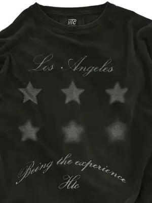 HTC LOS ANGELES Star-print Oversized T-shirt