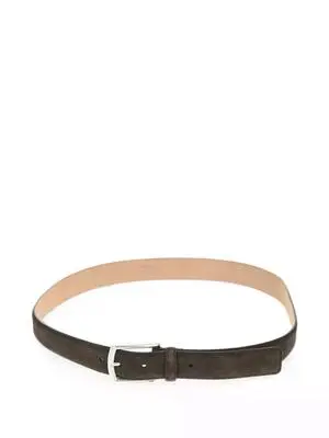 Zegna Suede-finish Belt - Brown