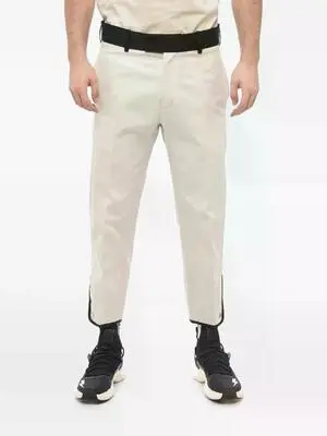 Neil Barrett Tom Contrasting-waistband Tailored Trousers - White