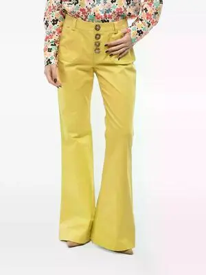 INES DE LA FRESSANGE PARIS Patch-pocket Bootcut Trousers