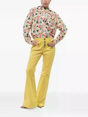 INES DE LA FRESSANGE PARIS Patch-pocket Bootcut Trousers