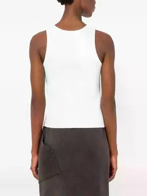 Moschino Embroidered Stretch Cotton Top