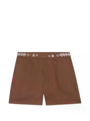 OTTOD'AME Embroidered-waistband Shorts
