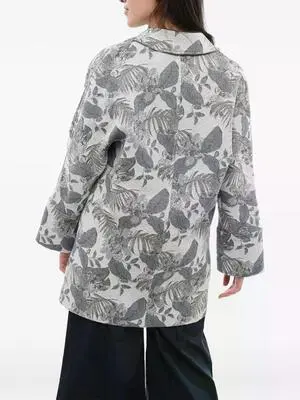 Woolrich Floral-print Jacquard Coat