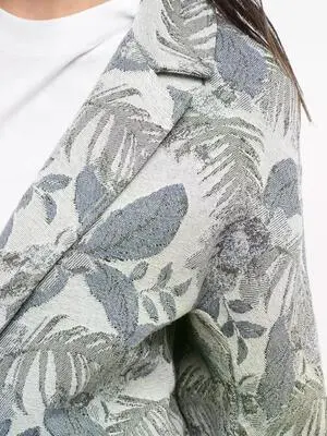 Woolrich Floral Print Jacquard Coat