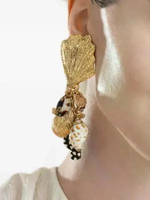Gas Bijoux Shellita Beach Charm Earrings