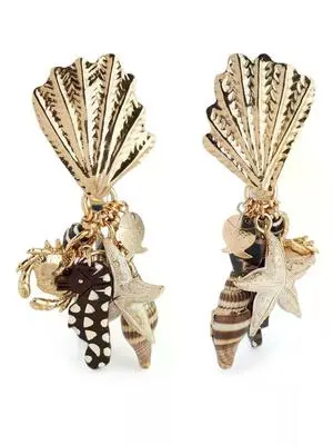 Gas Bijoux Shellita Beach Charm Earrings