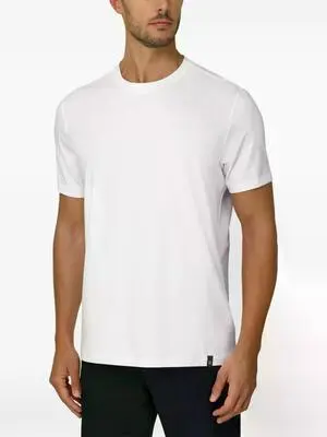 Boggi Milano T-shirt In Stretch Supima-cotton Jersey - White