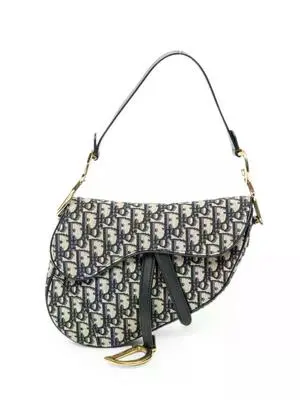 Dior Saddle Oblique Shoulder Bag - Neutrals