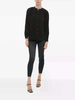 ALLSAINTS Mandarin-collar Long-sleeve Shirt