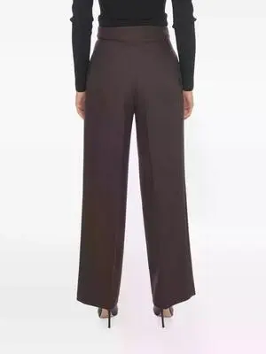 SUPER BLOND Pleated Wide-leg Trousers
