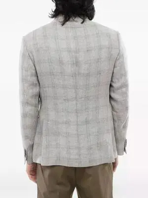 Corneliani Check-pattern Single-breasted Blazer