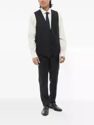 Corneliani Leader Buttoned Waistcoat - Blue