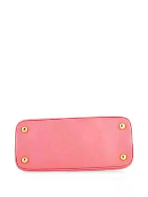 Prada Promenade Bag Saffiano Leather Small Satchel - Pink