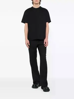 WOOYOUNGMI Flower-print Logo-patch T-shirt