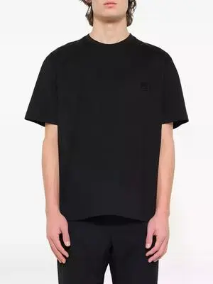 WOOYOUNGMI Flower-print Logo-patch T-shirt