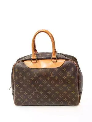 LOUIS VUITTON Deauville Monogram Tote Bag - Brown