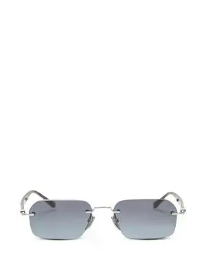Gucci Rimless Interlocking G Sunglasses - Silver