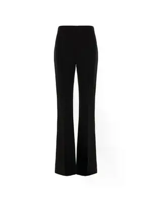 THE ROW Fabien Pressed-crease Trousers - Black