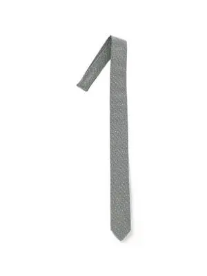 Corneliani Polka-dot Silk Tie - Black