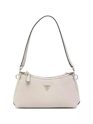 Guess Logo-plaque Textured-finish Shoulder Bag