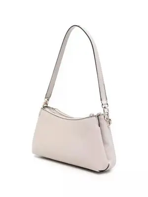 Guess Logo-plaque Textured-finish Shoulder Bag