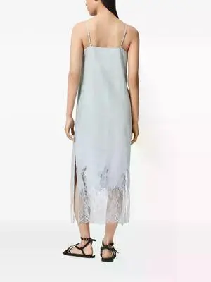 ALLSAINTS Samia Linen Midi Dress