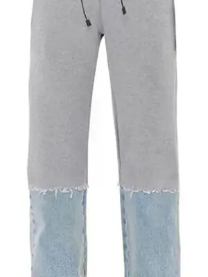 HAIKURE Field Pollock Panelled Frayed Trousers
