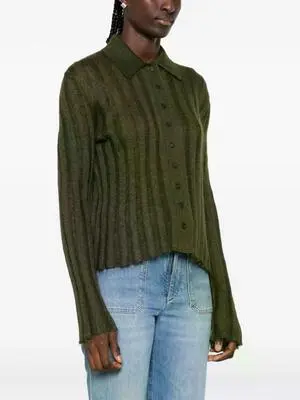 Khaite Ribbed-knit Cardigan
