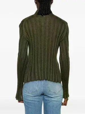Khaite Ribbed-knit Cardigan
