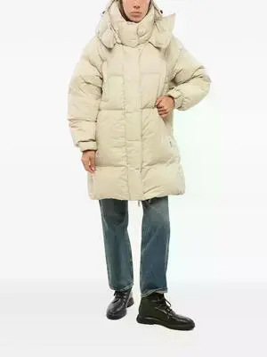 Bacon Detachable-hood Padded Coat