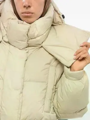 Bacon Detachable-hood Padded Coat