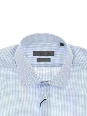 Corneliani Checked-pattern Slim-fit Shirt