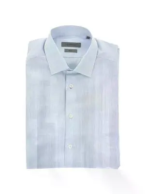 Corneliani Checked-pattern Slim-fit Shirt