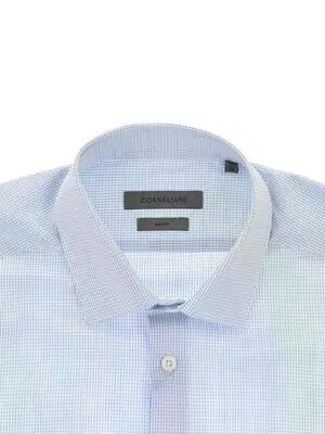 Corneliani Checked-pattern Slim-fit Shirt