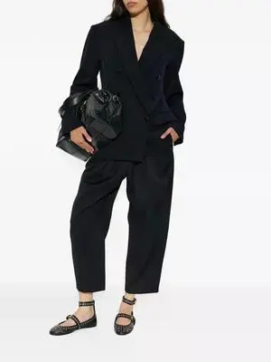 Isabel Marant Étoile Janice Pleated Wool Trousers