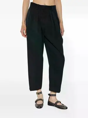 Isabel Marant Étoile Janice Pleated Wool Trousers