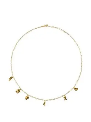 Monica Vinader Fragments Asymmetrical Necklace - Gold