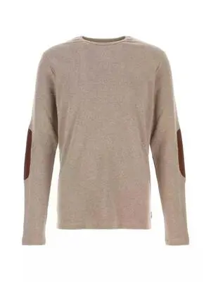 MAISON MARGIELA Elbow-patch Ribbed Sweater - Neutrals