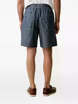 BENETTON Drawstring-waist Contrast-stitch Shorts