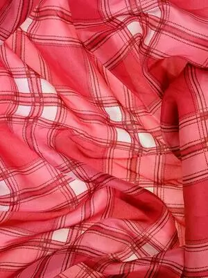 Dsquared2 Checked-pattern Tassel-trim Scarf