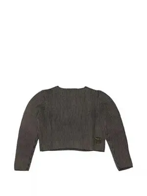 HTC LOS ANGELES Ribbed-knit Sweater - Grey