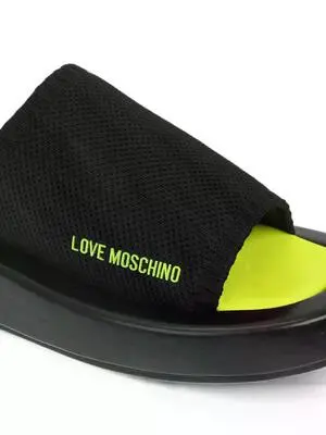 Moschino Logo-print Knit Sandals