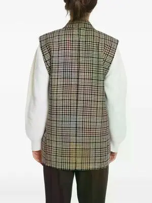 HERSKIND Houndstooth Double-breasted Waistcoat