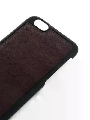 Corneliani Logo-plaque Pebbled-leather Iphone 6 Plus Cover
