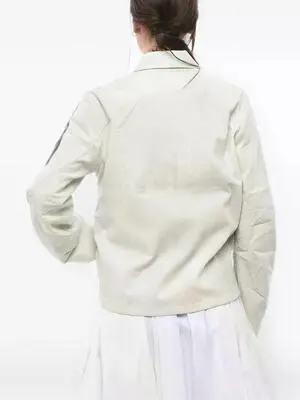POST ARCHIVE FACTION Velour-effect Shirt Jacket