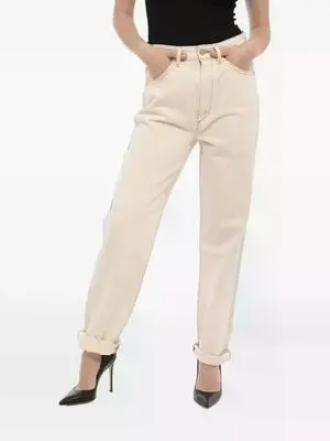 RE/DONE Topstitching Five-pocket Jeans - Neutrals