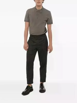 Neil Barrett Slim-fit Ankle-zip Tapered Trousers